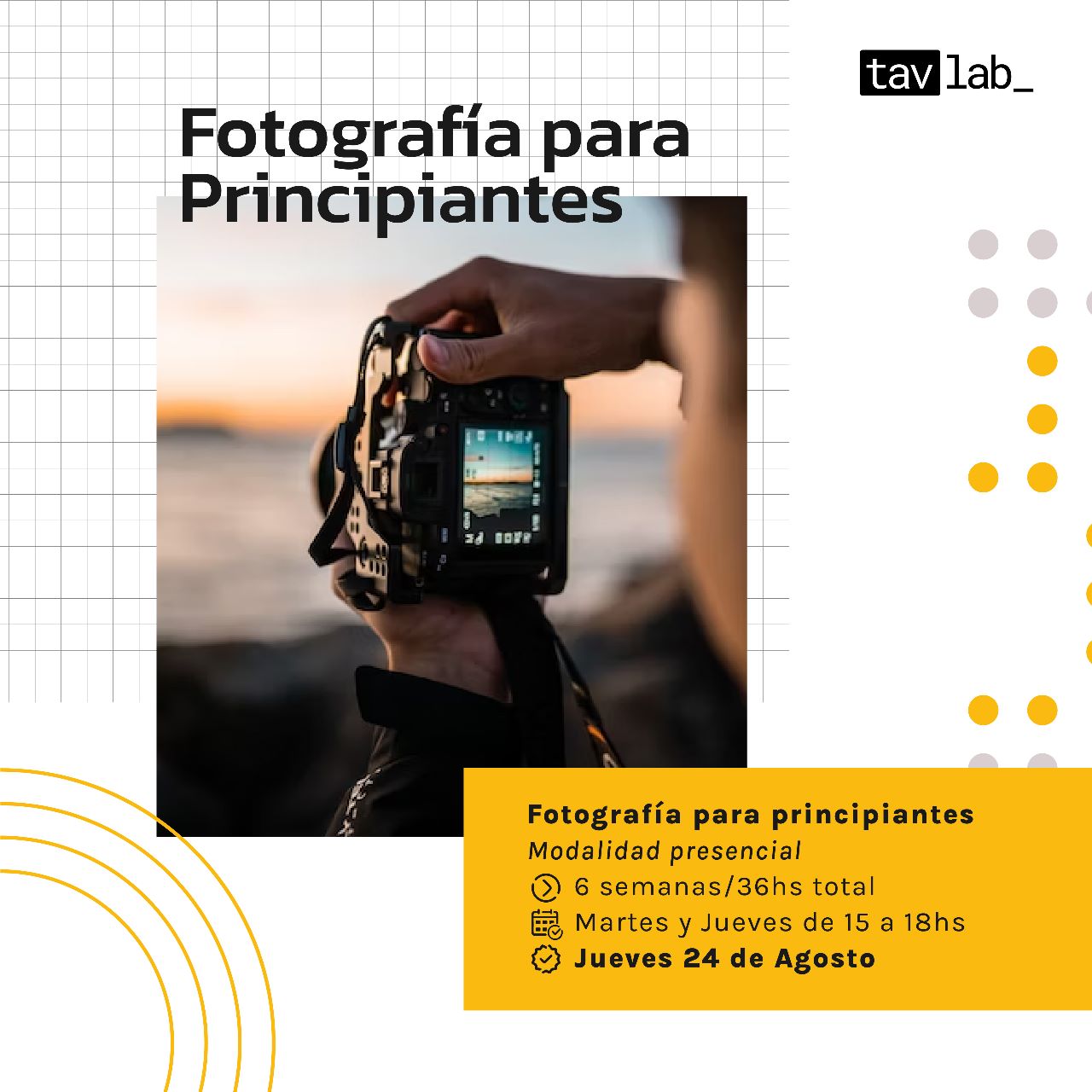 Taller de Fotografía para Principiantes | Taller de Artes Visuales Taller de Fotografía para Principiantes | Taller de Artes Visuales